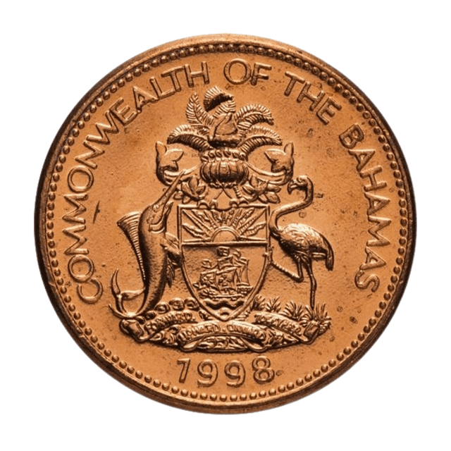 Bahamas 1 centavo 1998 | Moedas de Coleção
