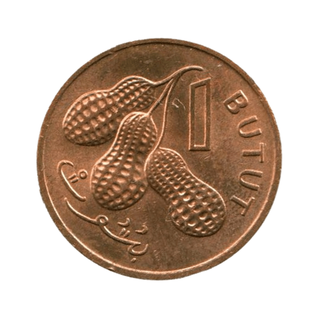 Gâmbia 1 butut 1971 | Moedas de Coleção
