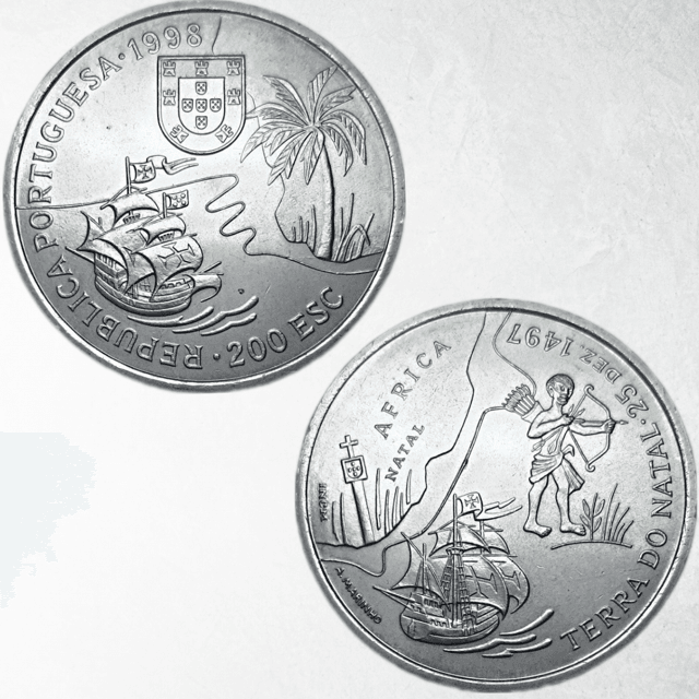 Portugal 200 Escudos 1998 - Terras Do Natal | Moedas de Coleção