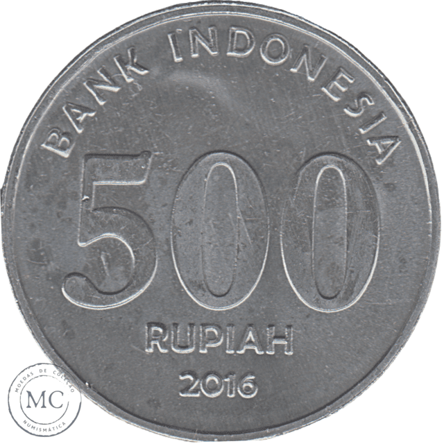 Indonésia 500 rúpias 2016 | Moedas de Coleção