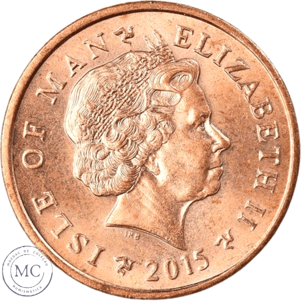 Ilha de Man 1 penny 2015 - Santon War Memorial | Moedas de Coleção