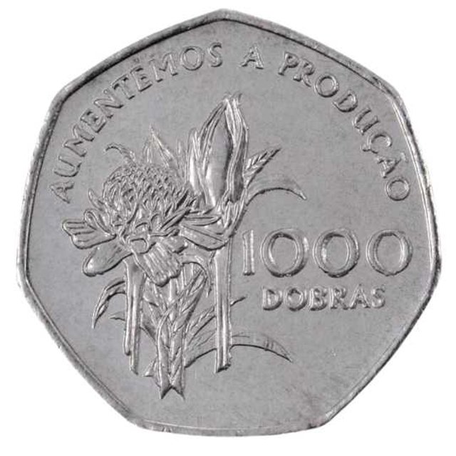 São Tomé e Príncipe 1000 dobras 1997 - FAO | Moedas de Coleção