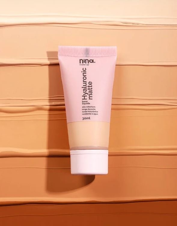 Nina Makeup - BASE LIQUIDA HYALURONIC MATTE | So Make 25