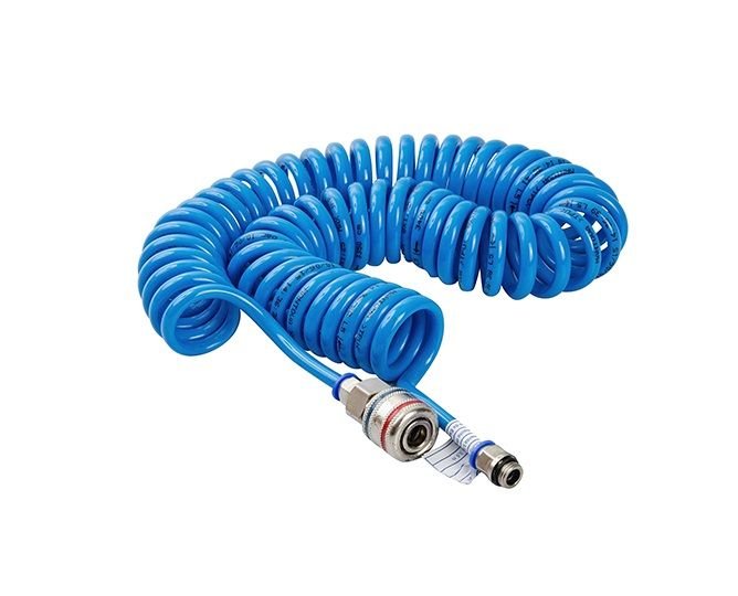 Mangueira Espiralada com Engate Rápido 1/4" - 7 m | Detack