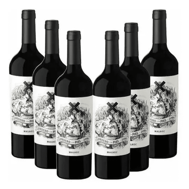Kit Cordero Con Piel de Lobo Malbec - Pague 5 garrafas e leve 6 | WM VINHOS