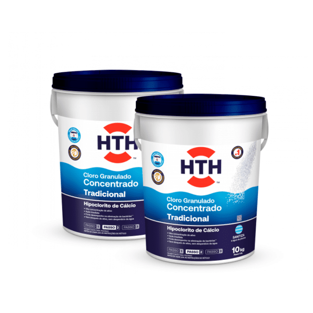 2 CLORO CONCENTRADO TRADICIONAL HTH 10KG | Acqualeste Piscinas