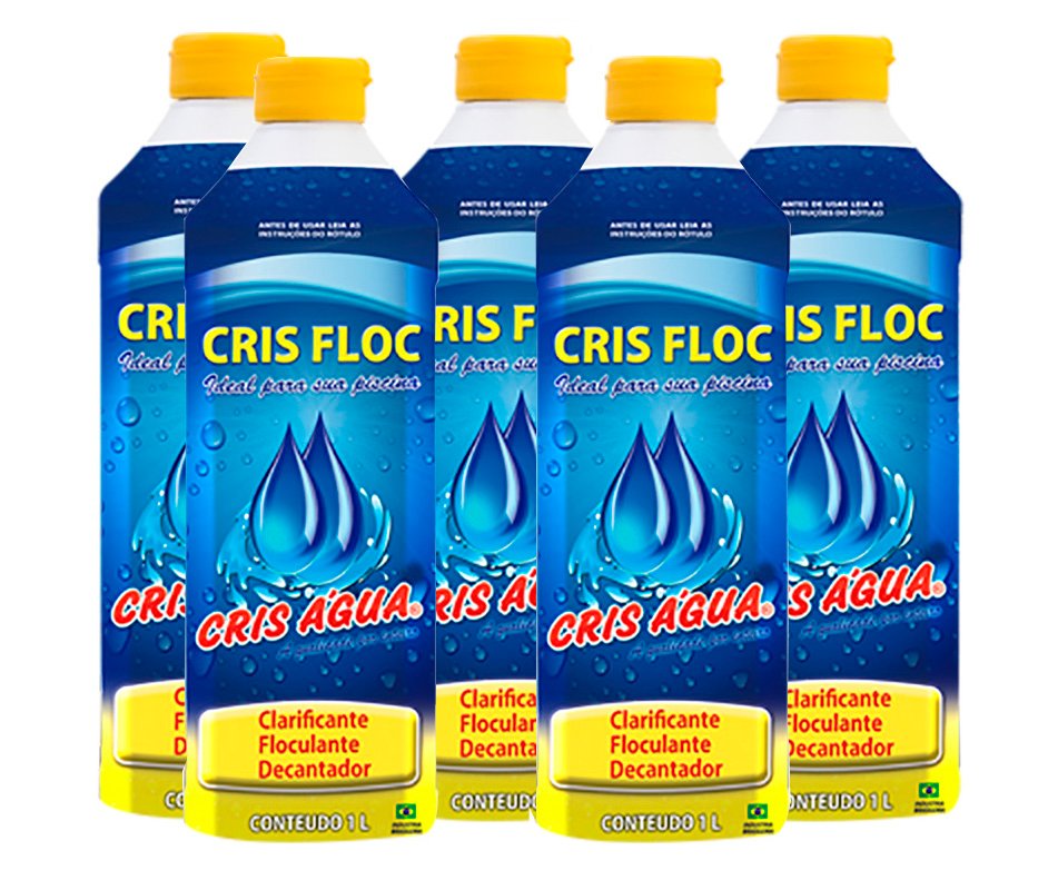 5 CRIS FLOC CLARIFICANTE 1LT - CRIS ÁGUA | Acqualeste Piscinas