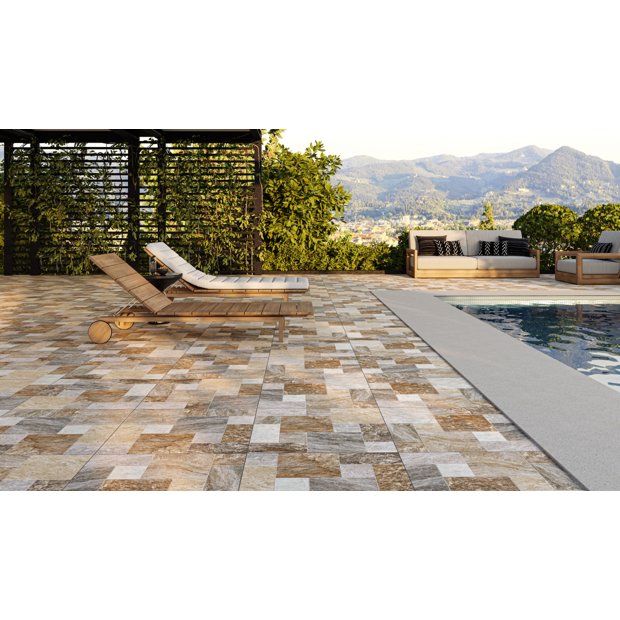 REVESTIMENTO 1M² GRANILHADO CARAJÁS BROWN HD61428 60,5X60,5 - EMBRAMACO | Acqualeste Piscinas