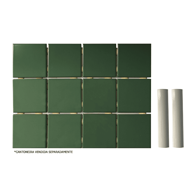 AZULEJO 1M² VERDE COLONIAL 10X10 - CÓD: 1062 STRUFALDI | Acqualeste ...