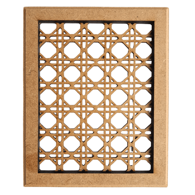 Moldura com fundo Palinha 18cm em MDF | Materiais para Artesanato ...