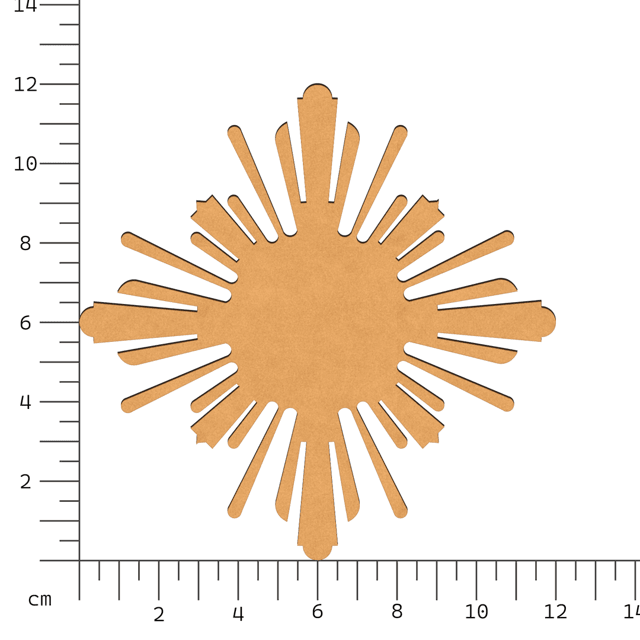 Aplique de MDF - Ostensório - 12cm | Materiais para Artesanato | Peças ...