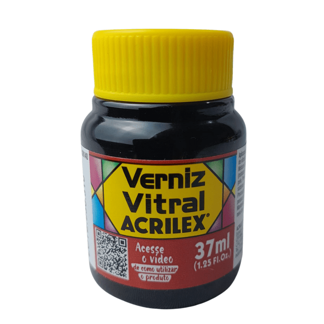 Verniz Vitral 37ml Acrilex | Materiais para Artesanato | Peças de Gesso ...