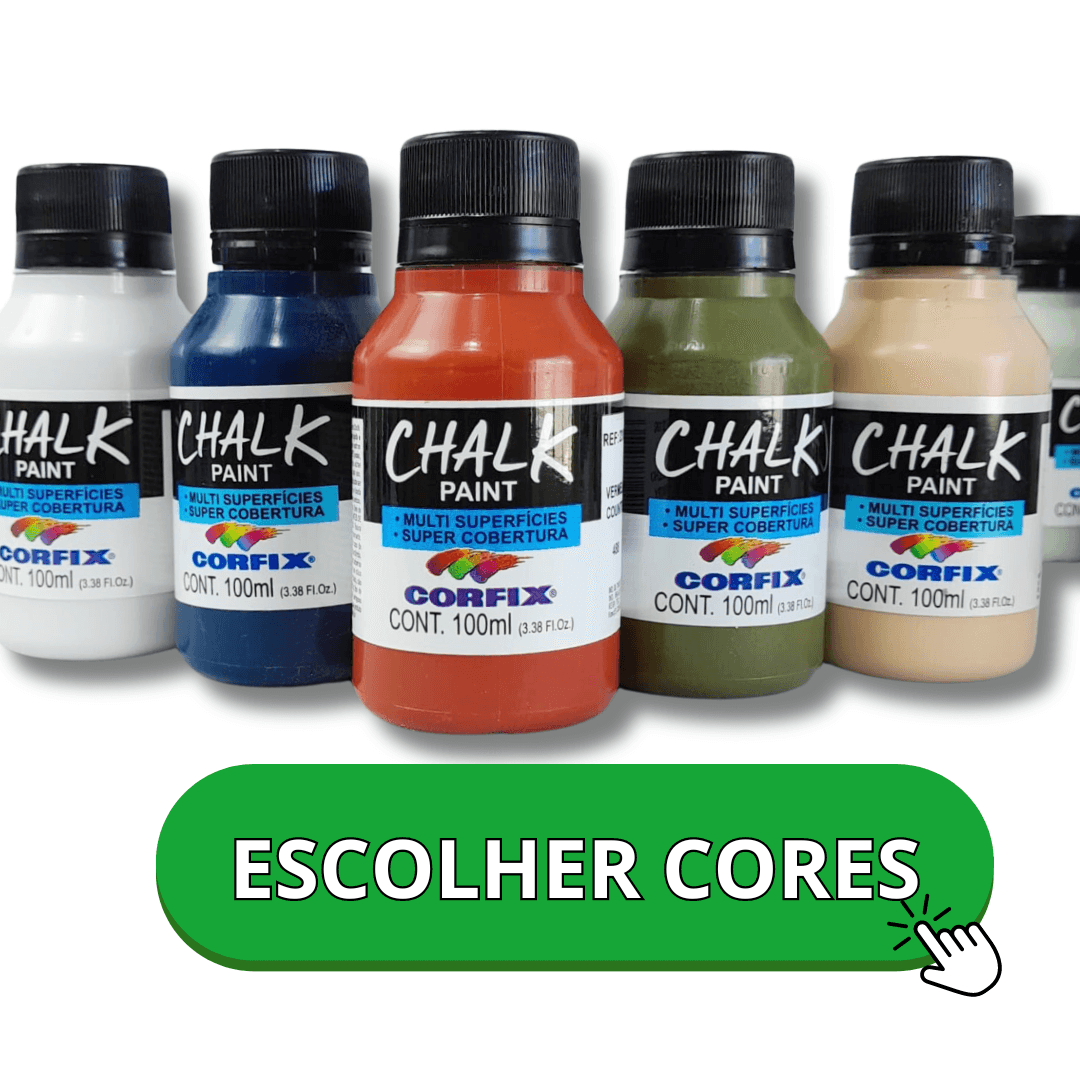 Tinta Chalk Paint Corfix 100ml | Materiais para Artesanato | Peças de ...