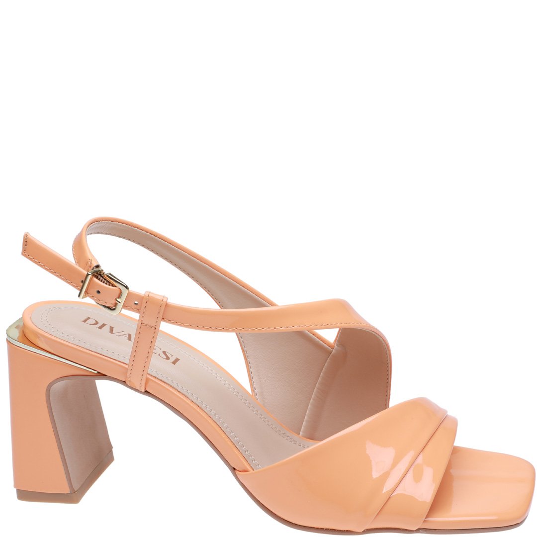 Sandália Couro Peach | Divalesi