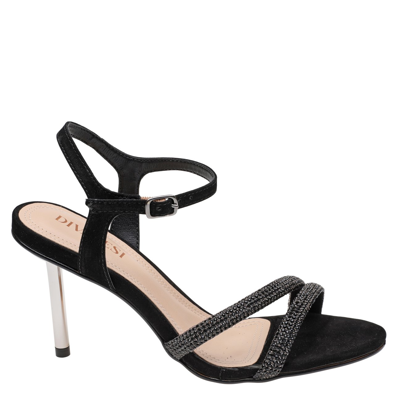 Sandália Couro Preto | Divalesi