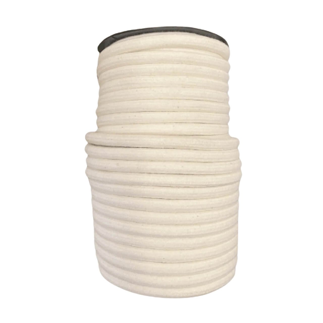 Cordão de Algodão Cru 6 mm Trançado Rígido Rolo 45 metros | Casa das ...