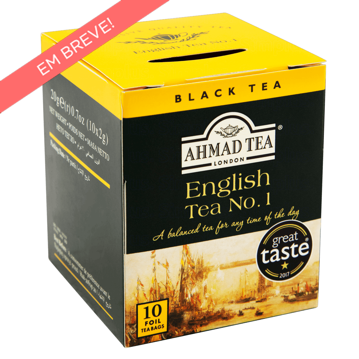 Chá Inglês Ahmad Tea English Tea No. 1 - 10 unidades | Café Moído