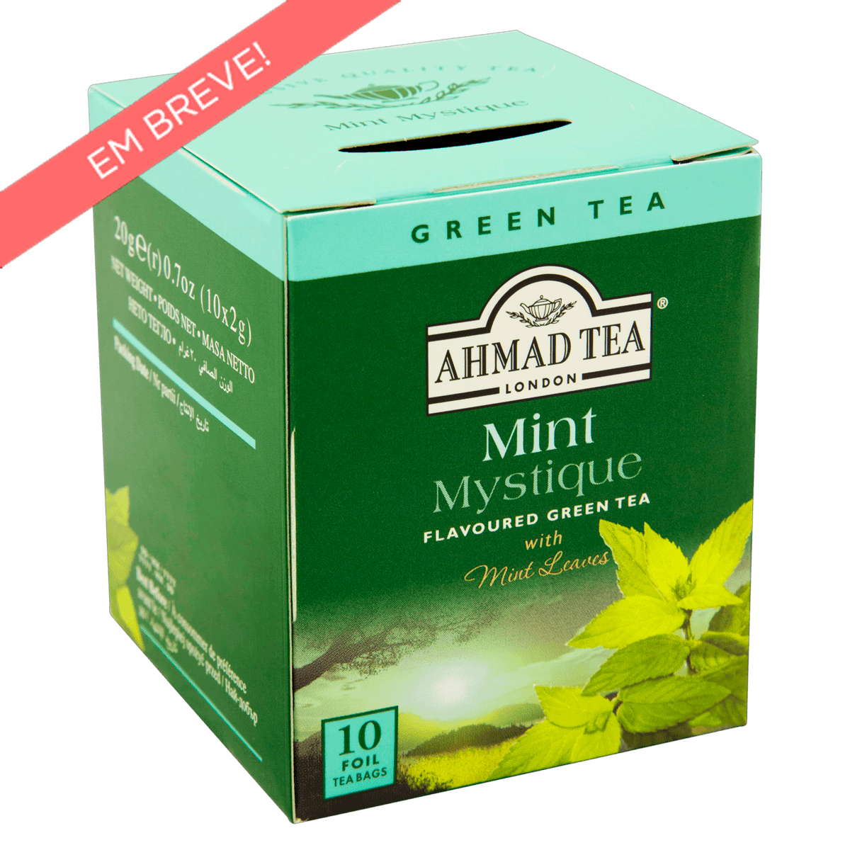 Chá Inglês Ahmad Tea Mint Mystique - 10 unidades | Café Moído