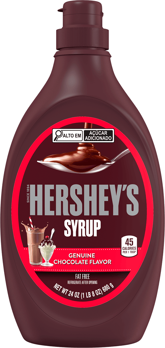 Hershey's Syrup Genuine Flavor (Calda de Chocolate) - 680g | Café Moído