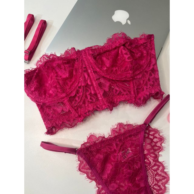 Conjunto Nina - pink | Dama Lingerie | Moda Íntima