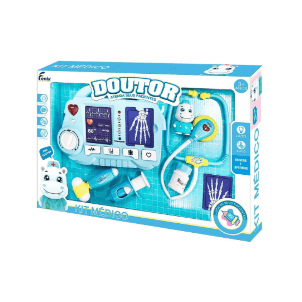 Kit Médico Raio X - Azul | Yupii kids