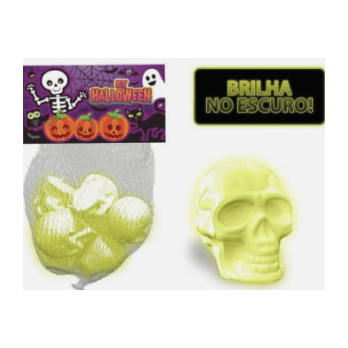Kit Mini Cranio Halloween Neon | Yupii kids