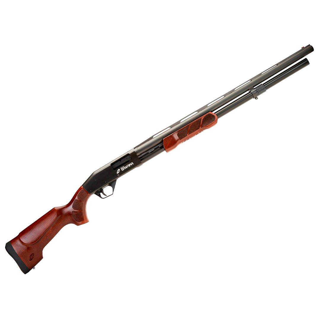 Espingarda CBC Savana Pump Action 28" Cal 12 Coronha Madeira | Nordens