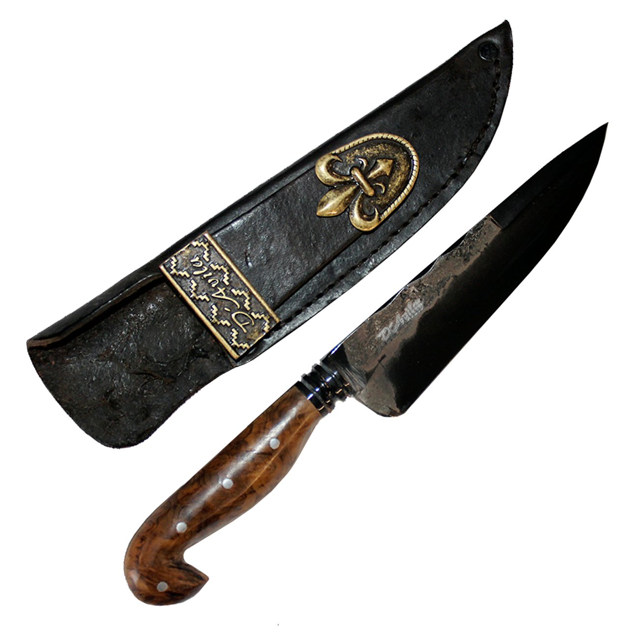 Faca Artesanal Facas D'Ávila Sorocaba Lâmina 6" Brut Oxidada | Nordens