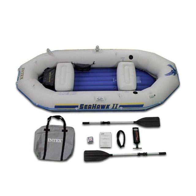 Bote Inflável Intex Seahawk II Completo Resistente 4 Pessoas | Nordens Bote Inflável Intex Seahawk II Completo Resistente 4 Pessoas | Nordens