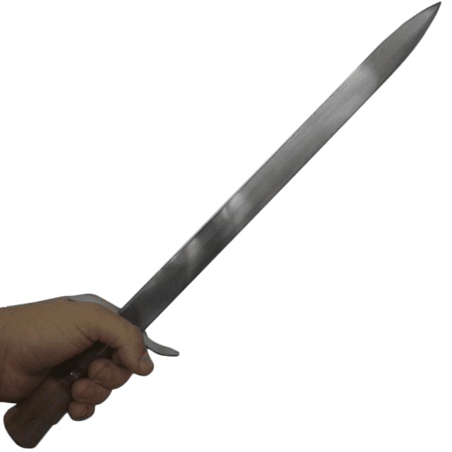 Adaga Gaúcha Aço Carbono 14 polegad Bainha Couro Cabo Chifre | Nordens