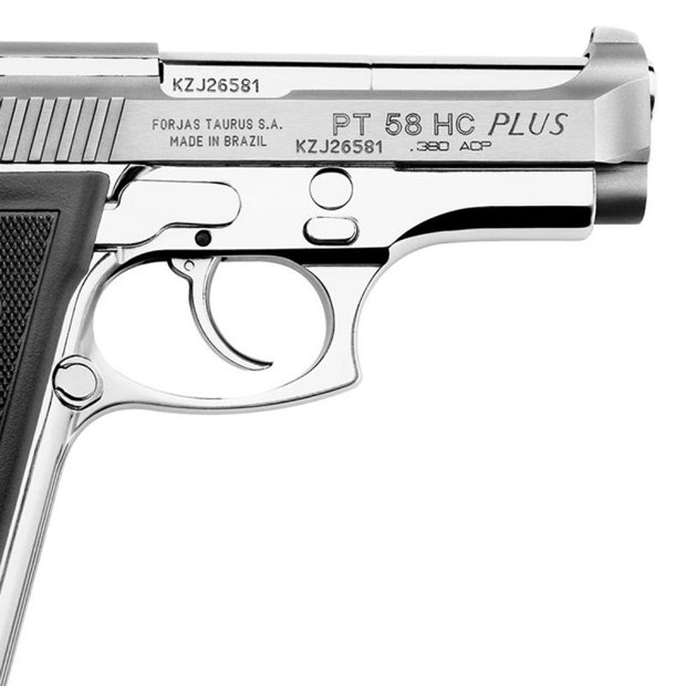 Pistola Taurus PT 58 HC Plus Calibre .380ACP Inox | Nordens