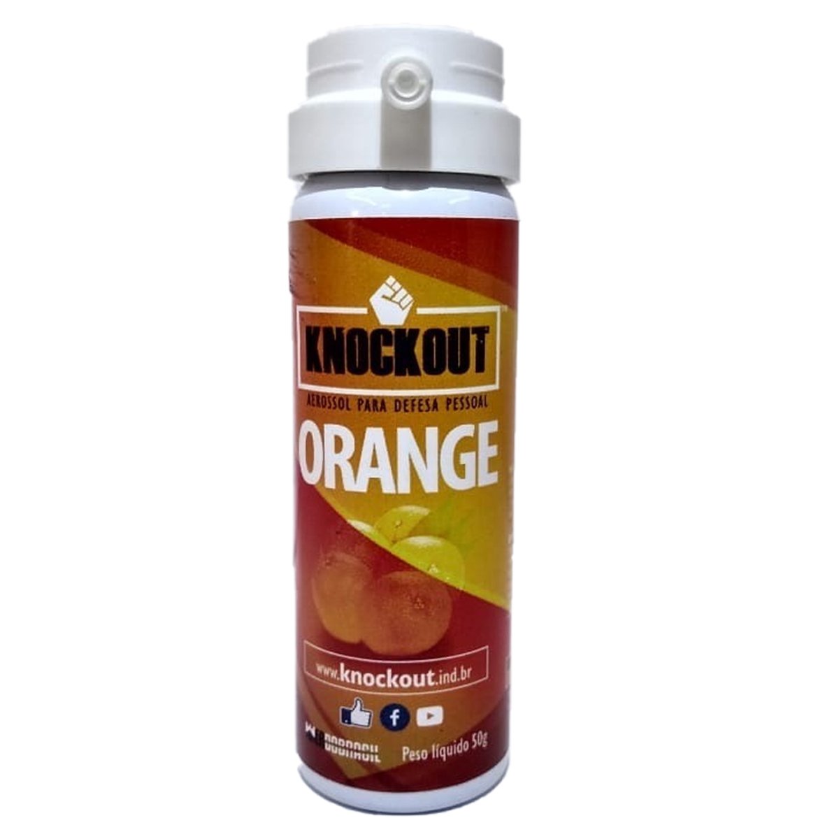 Spray Aerosol de Defesa Pessoal Knockout Orange | Nordens