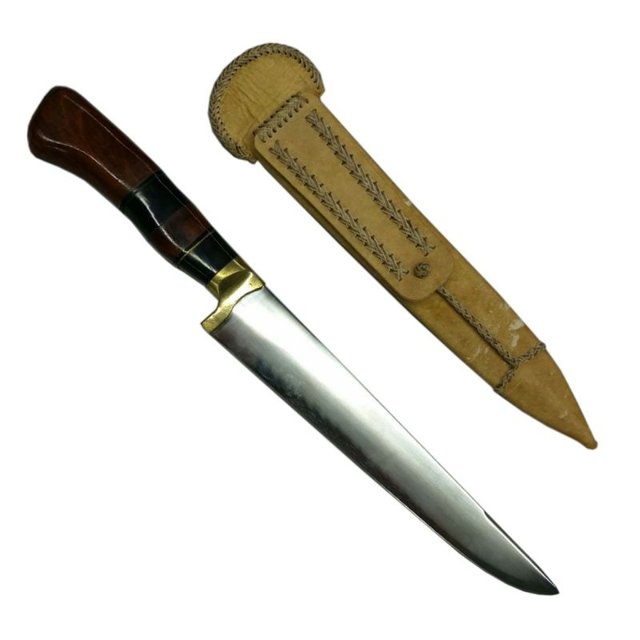 Faca Adaga Gaúcha 9' Cabo de Chifre e Madeira | Nordens