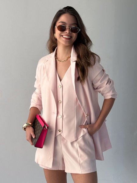 Trijunto de Short, Blazer e Colete | Ambrô