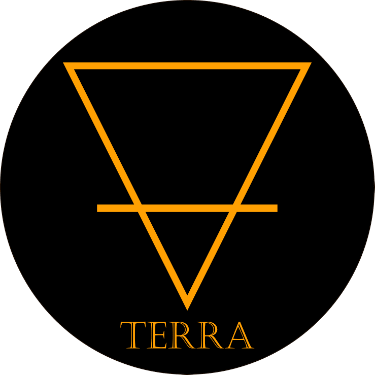 Mandala elemento TERRA 10 cm | Mahadeva Store