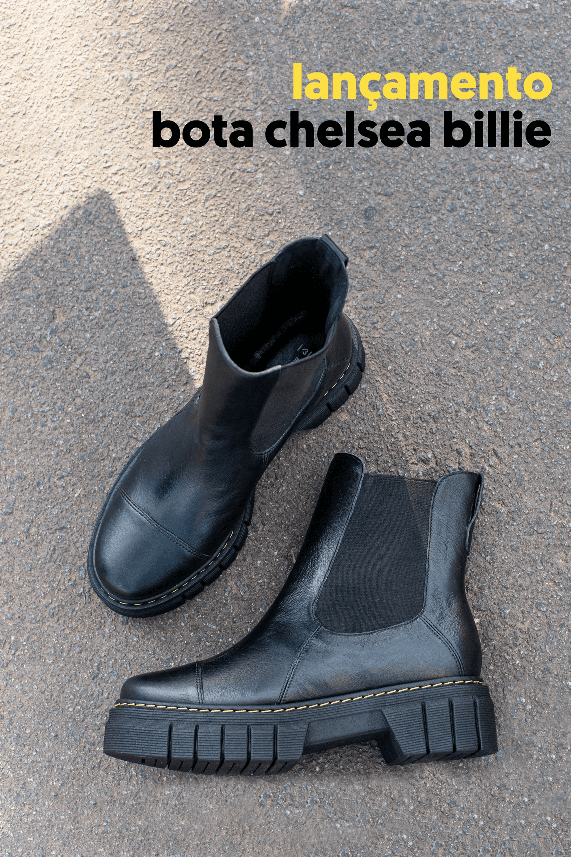 BOTA CHELSEA BILLIE | Meu Sapato Preto