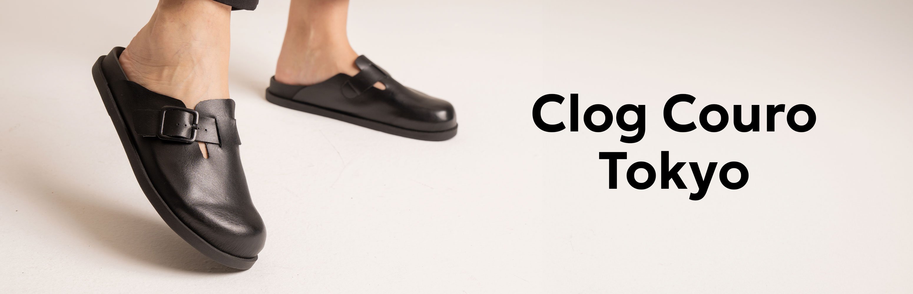 Clog Couro Tokyo | Meu Sapato Preto | Meu Sapato Preto