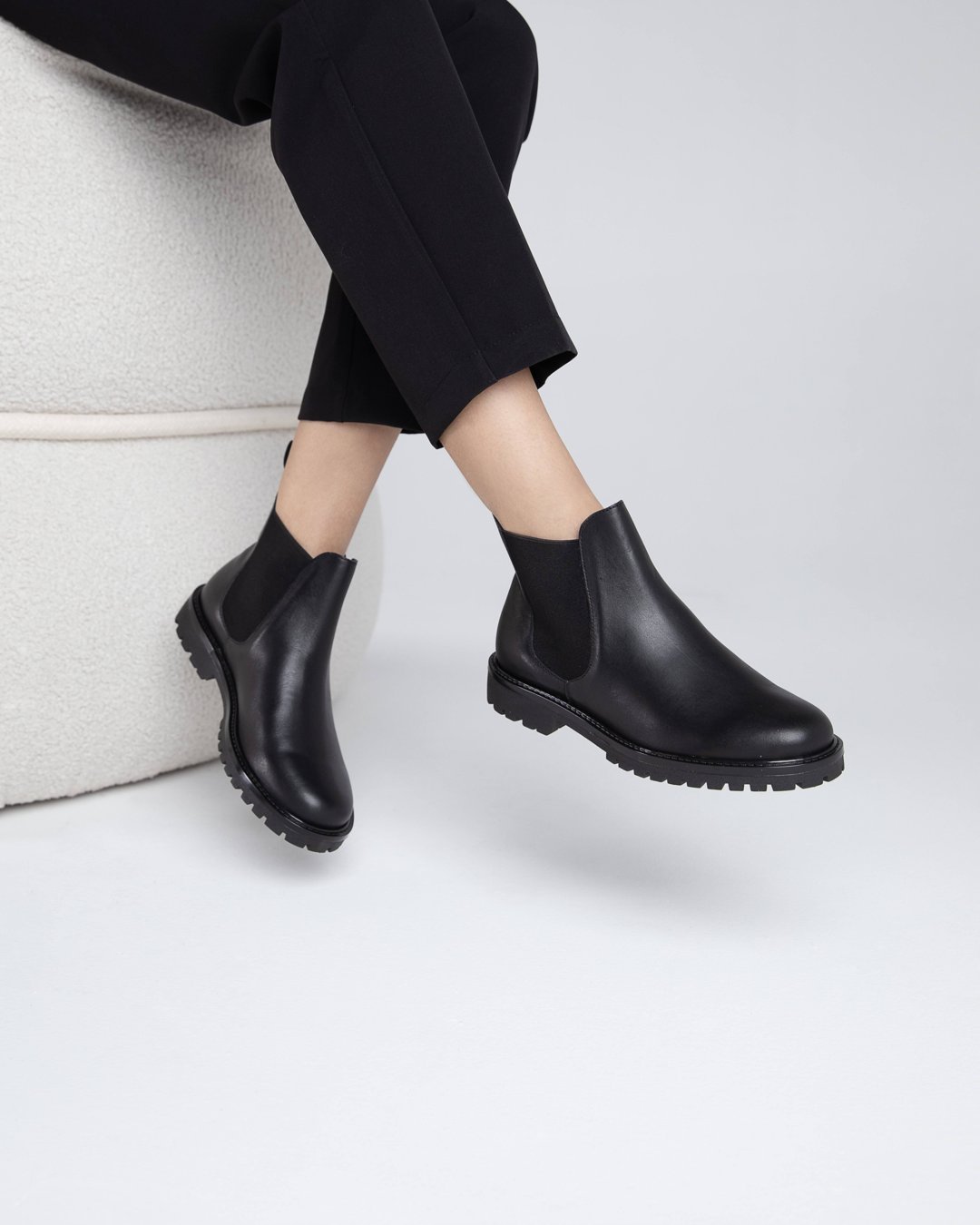 Botas de Couro Pretas Femininas | Meu Sapato Preto