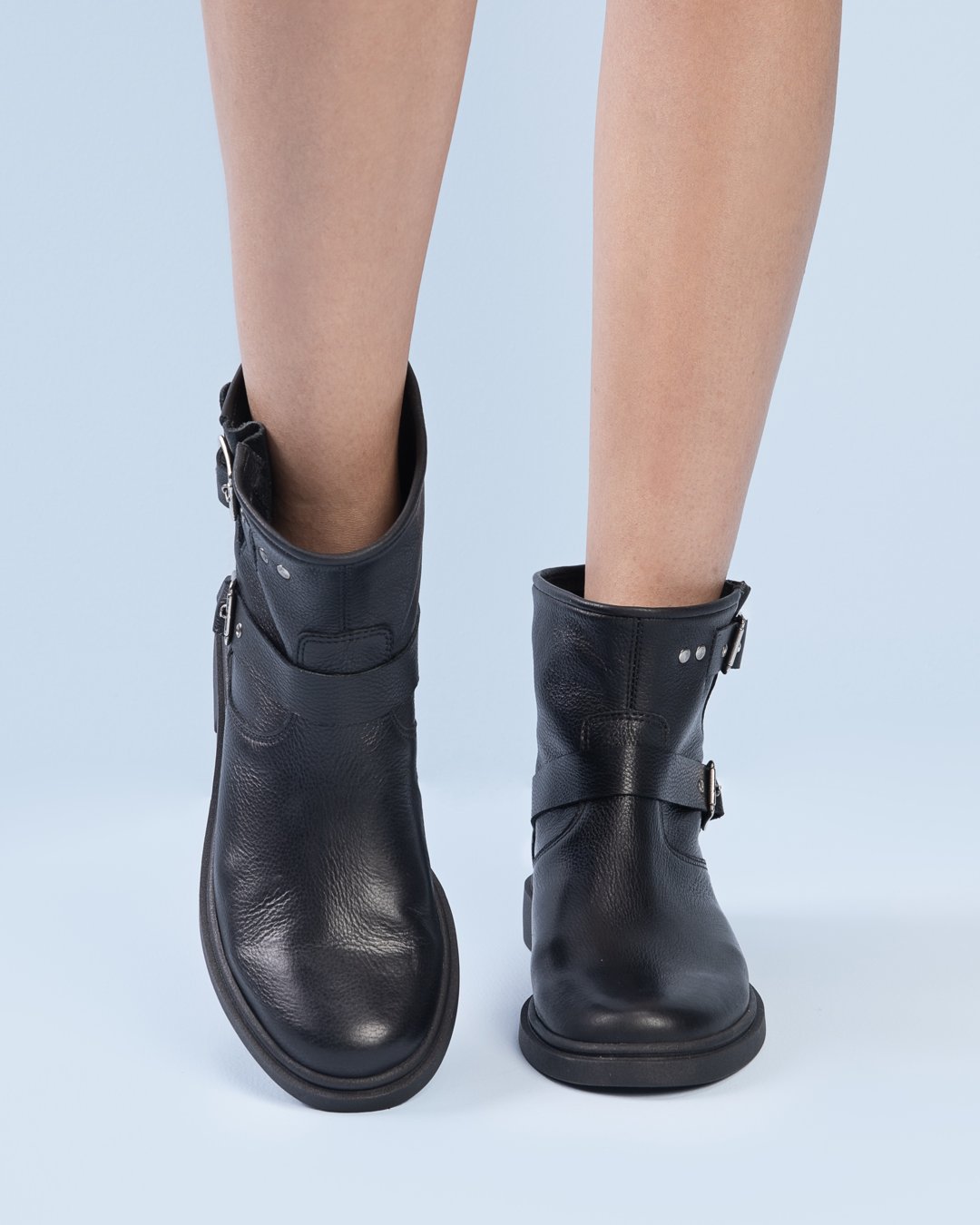 Botas de Couro Pretas Femininas | Meu Sapato Preto