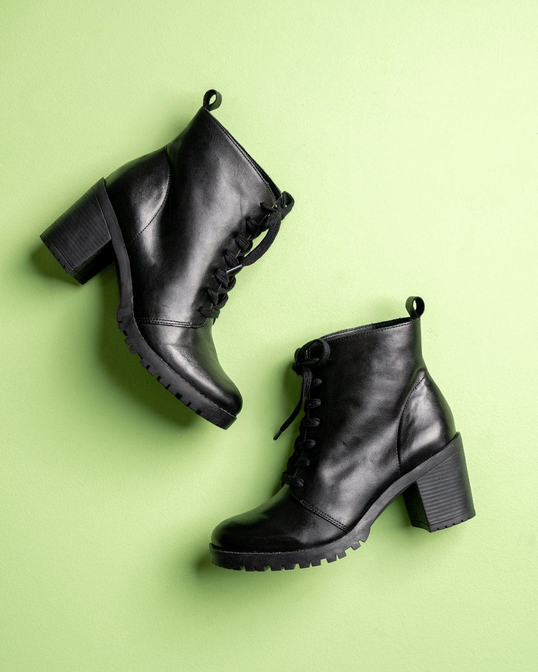 Botas de Couro Pretas Femininas | Meu Sapato Preto