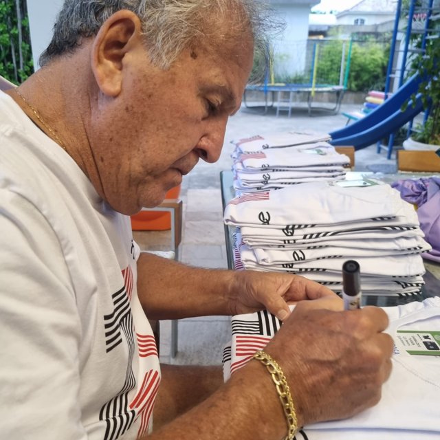 Camisa Edição Limitada Zico 70 anos (Autógrafo Manual do Zico) | Loja ...