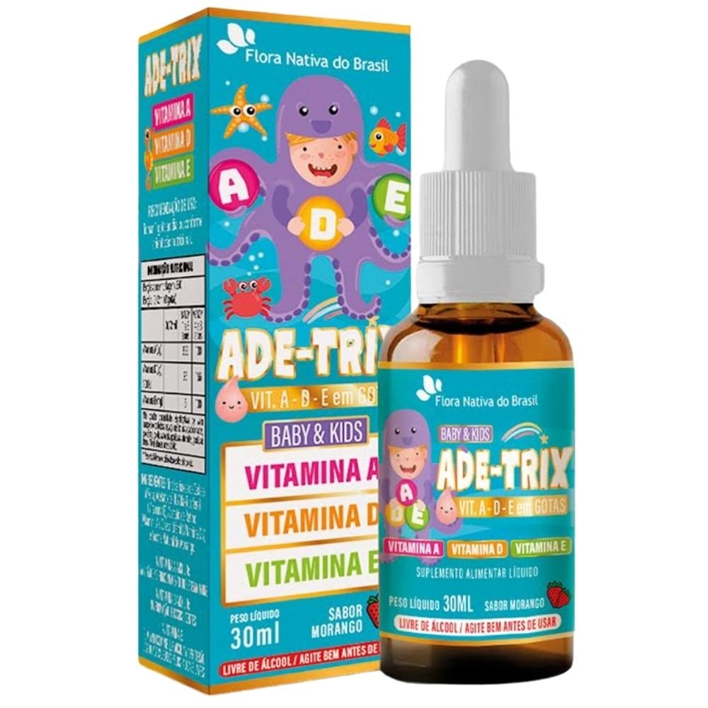 ADE-TRIX ( Vitaminas A, D e E) 30ml - Flora Nativa | Natulha