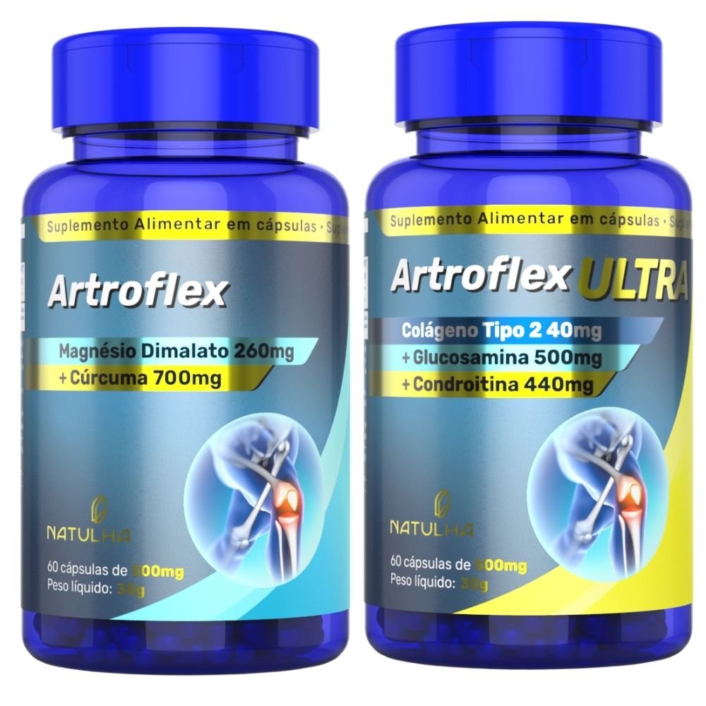 ArtroFlex + ArtroFlex ULTRA 60 cápsulas - Natulha | Natulha