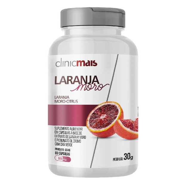 Laranja Moro com Picolinato de Cromo e Chá Verde 60 cápsulas ... Laranja Moro com Picolinato de Cromo e Chá Verde 60 cápsulas ...