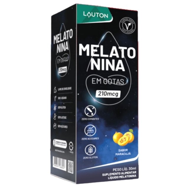 Melatonina Premium em Gotas 30ml - Lauton | Natulha