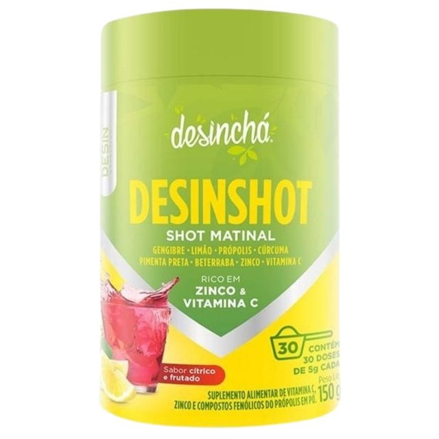 Desinshot - Shot Matinal 30 dias rico em Compostos Fenólicos - Desinchá ...