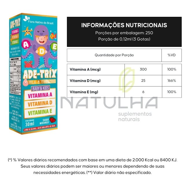 ADE-Trix + Ferrix - Flora Nativa | Natulha