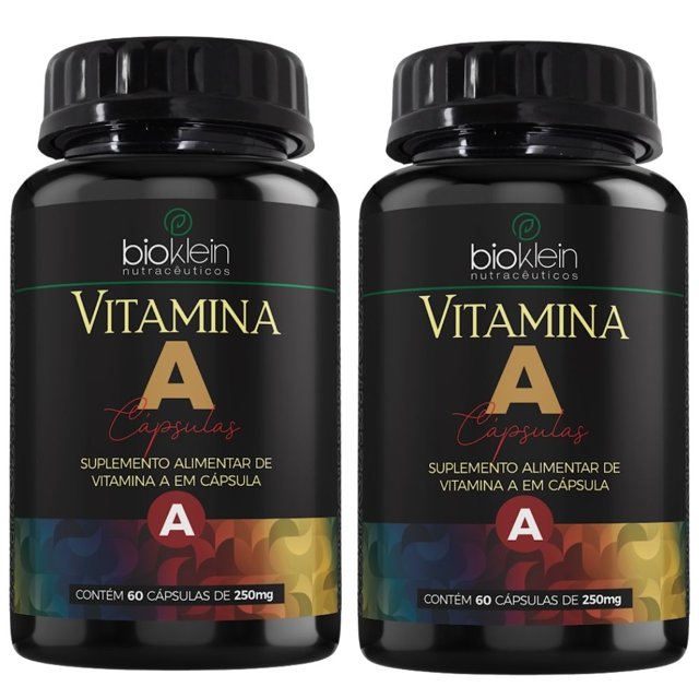 KIT 2X Vitamina A 60 cápsulas - Bioklein | Natulha