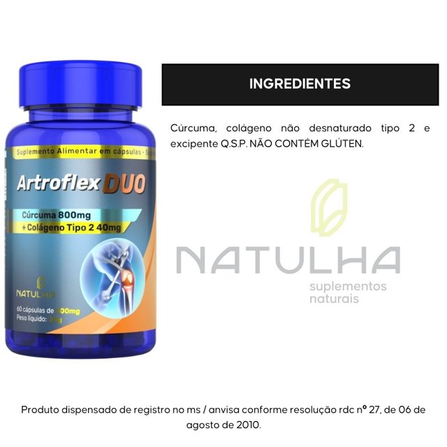 ArtroFlex + ArtroFlex DUO 60 cápsulas - Natulha | Natulha