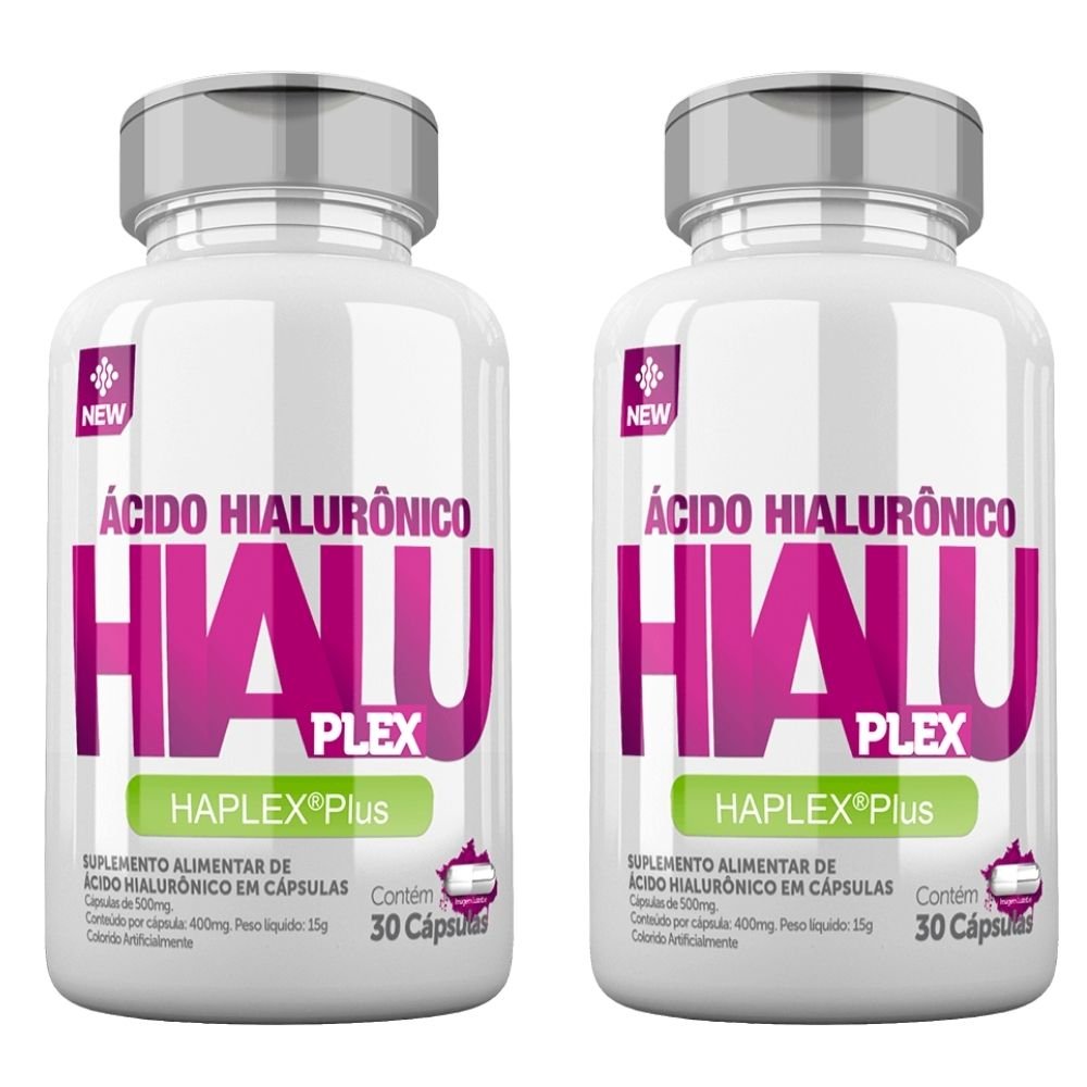 KIT 2X HialuPlex ( Ácido Hialurônico HAPLEX® Plus) 30 cápsulas - Nutrends | Natulha